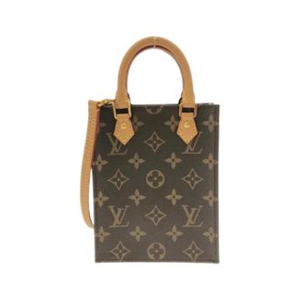 Louis Vuitton Pre-owned Petit Sac Plat Monogram Bag - - Pre-owned - Damen - Braun - ONE SIZE