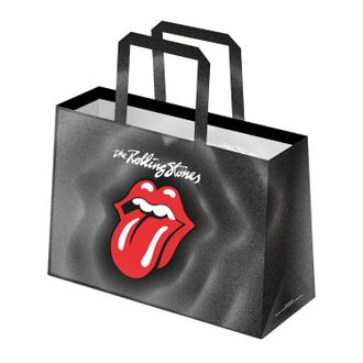 THE ROLLING STONES Tragetasche Rock N Roll (Einheitsgröße) (Schwarz/Rot)