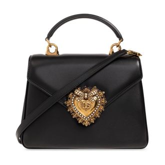 Dolce & Gabbana Femme, Sacs, Noir, Taille: ONE Size Sac &agrave; bandouli&egrave;re Devotion