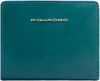 Piquadro Femme, Accessoires, Vert, Taille: ONE Size Petit porte-feuille &agrave; deux volets