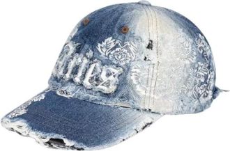 Aries Destroyed Lace Cap - - Accessories - unisex - Blau - ONE SIZE