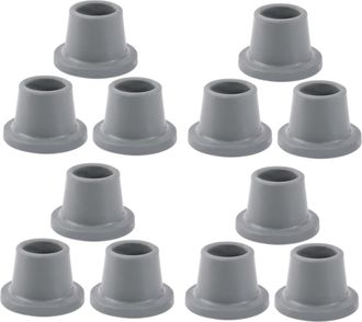 Holibanna 15 Stück Teiliges Ersatz-gummikappen für Duschstuhl Beine rutschfeste Gummifüße für Duschhocker und Badesitz Wasserbeständige Anti-rutsch-schutzkappen