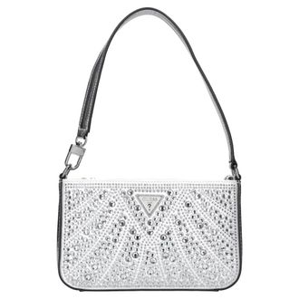 Guess Femme, Sacs, Gris, Taille: ONE Size Beauvoir Mini Sac Bandouli&egrave;re