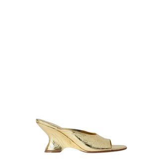 Dries Van Noten Sculpted Leather Mules - - Shoes - Damen - Gelb - 36 EU