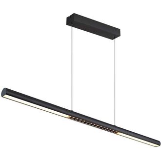 Globo Lighting Globo Lighting - Suspension lampe de salon noire r&eacute;glable en hauteur led h 150 cm