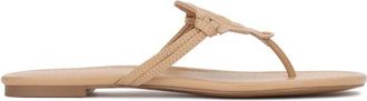 Kazar Femme, Chaussures, Beige, Taille: 37 EU Kazar Tongs monogramm&eacute;es en cuir beige de Kazar