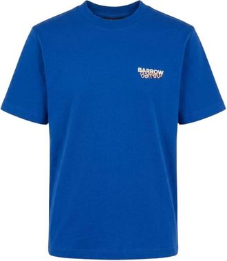 Barrow Barrow, Homme, Tops, Bleu, Taille: XS T-shirt en jersey