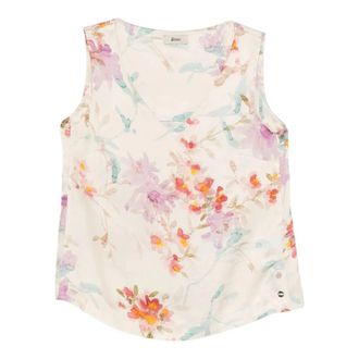 Herno Gebl&uuml;mte Bluse mit V-Ausschnitt - - Blouses & Shirts - Damen - Mehrfarbig - S