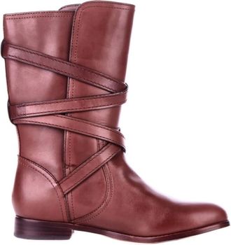 Ralph Lauren Stiefel - Boots Mogano - Gr. 37 (EU) - in Rot - für Damen