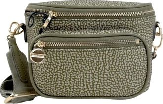 Borbonese Femme, Sacs, Vert, Taille: ONE Size Classica Marsupio Mini