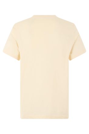Moncler Logo-Embroidered Cotton T-Shirt - White