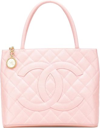 Chanel Shopper - Caviar Medallion Tote - Gr. unisize - in Gold - für Damen