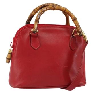 Gucci Mini sac &agrave; main vintage Pre-owned - Femme - Pre-owned - Rouge - Taille: ONE Size
