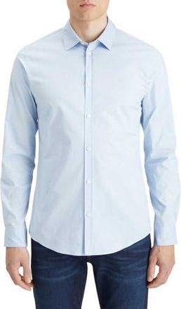 Scotch & Soda Core-Poplin Solid, Shirt Blue, XXL Hommes