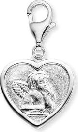 Engelsrufer Pendentif breloque ange gardien en argent sterling - Fermoir mousqueton - Sans nickel, taille unique, Argent sterling, Pas de gemme