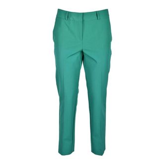 Simona Corsellini Elegante Ma&szlig;geschneiderte Hose - - Trousers - Damen - Gr&uuml;n - XS