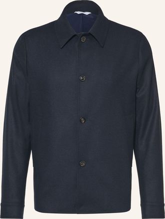 Boglioli Boglioli Overjacket Im Materialmix blau