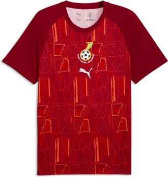 Puma Maillot d&eacute;chauffement Ghana Homme, Accessoires, Rouge, 3XL