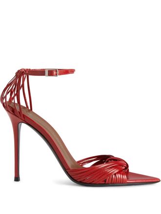 Giuseppe Zanotti sandales Intriigo Knot 105 mm - Rouge