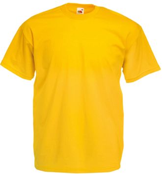 Fruit Of The Loom Herren Kurzarm T-Shirt L / 104-109cm Brust,Sonnenblume