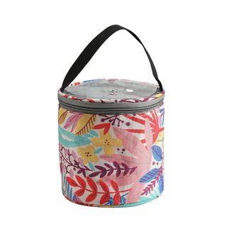 Generic Leere kleine Garn-Aufbewahrungstasche, zitronengelb, gestrickte Wolltaschen, tragbar, for Reisen, organisieren Sie die Aufbewahrung for H&auml;kelnadeln un