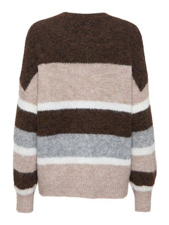 Jacqueline de Yong Strickpullover JDYZOEY LIFE L/S ON COLORBLOCK PULL KNT Materialmix