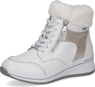 Caprice Damen 9-26105-43 Mode-Stiefel, White Comb I, 40 EU Weit