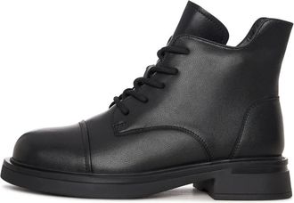 Cesare Gaspari Femme, Chaussures, Noir, Taille: 37 EU Bottine de combat structur&eacute;e &agrave; lacets