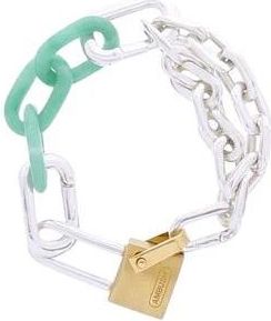 AMBUSH Ambush, Homme, Accessoires, Noir, Taille: ONE Size Stone Chain Padlock Bracelet S