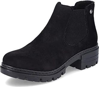 Rieker Femme Chaussures Basses 76884, Dame Mocassin,Chaussons,Pantoufles,Chaussures de Loisirs,entrée Ouverte,Noir (Schwarz / 00),36 EU / 3.5 UK