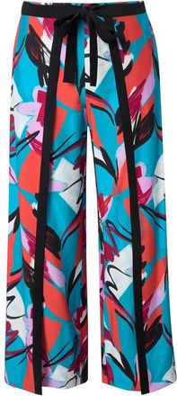 Ulla Popken Schlupfhose Hose Rose Wickeloptik weites Bein Komfortbund