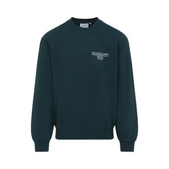 Carhartt Work in Progress Graphic Crewneck Sweatshirt - - Sweatshirts & Hoodies - Herren - Gr&uuml;n - S