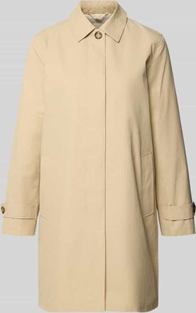 GANT Mantel mit verdeckter Knopfleiste und &Auml;rmelriegeln