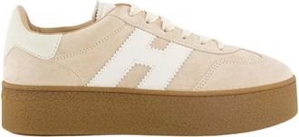 Hogan Damen, Schuhe, Beige, 40 EUGröße