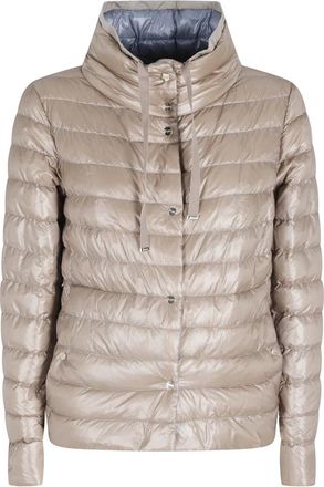 Herno Femme, Vestes, Brun, Taille: 38 FR Piumino Reversible Down Jacket