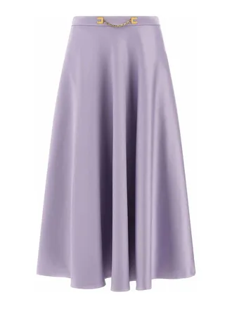 Elisabetta Franchi Jupe Midi - Violet