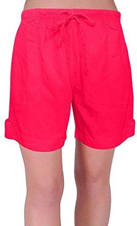 Eye Catch Eden Femmes Tirez sur Shorts Taille élastique réglable en Coton Dames Short