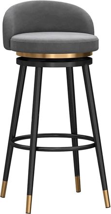 Generic Sitzbarhocker, bequemer Barhocker in Tresenh&ouml;he mit dickem Kissen und Fu&szlig;st&uuml;tze/38 * 38 * 65 cm