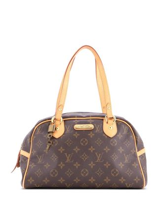 Louis Vuitton Montorgueil Handbag Monogram Canvas PM satchel - Marron