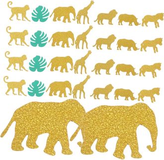 Cabilock 200 St&uuml;ck Tierf&ouml;rmiges Konfetti Party Tischdekoration Kindergeburtstag Selbstgemacht Deko f&uuml;r Zuhause und Party