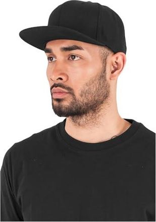Flexfit Enfant Mütze Classic Snapback flat sheets, Noir, Taille unique EU