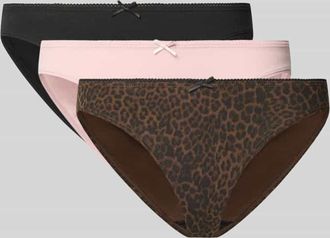 Jake*s Casual Slip aus Baumwoll-Mix im 3er-Pack