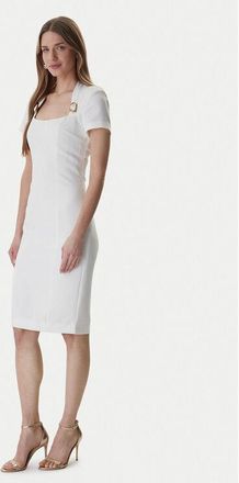 Guess Coctailkleid 6RGK12 7357A Wei&szlig; Regular Fit