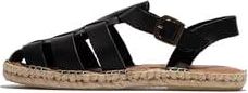 FLY London Homme SUCH527FLY Espadrille, Black, 43 EU