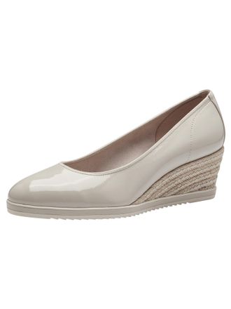 Tamaris Pumps Damen Vegan Keilabsatz beige,EU 40