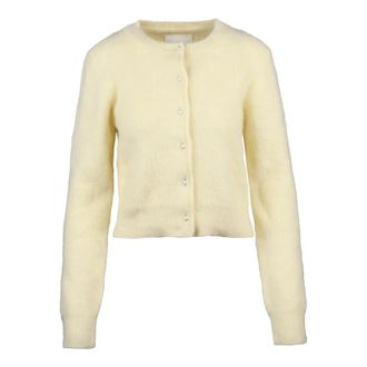 Maison Margiela Rebecchina Rundhals-Strickjacke - - Knitwear - Damen - Beige - M