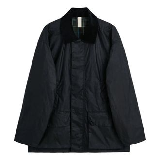 Sunflower Waxed Ripstop Freizeitjacke - - Jackets - Herren - Schwarzk - M