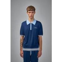 Casablanca Merino Knit Tennis Polo Shirt