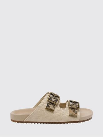 Burberry Sandales &agrave; Talons Femme couleur Beige