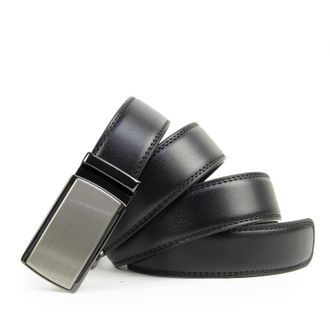 Glamexx24 G&uuml;rtel Herren Automatikschlie&szlig;e G&uuml;rtel: Business G&uuml;rtel f&uuml;r M&auml;nner mit Ratsche, Breit 35mm, L&auml;nge 115cm-170cm Gr&ouml;&szlig;e Einstellbar, Schwarz